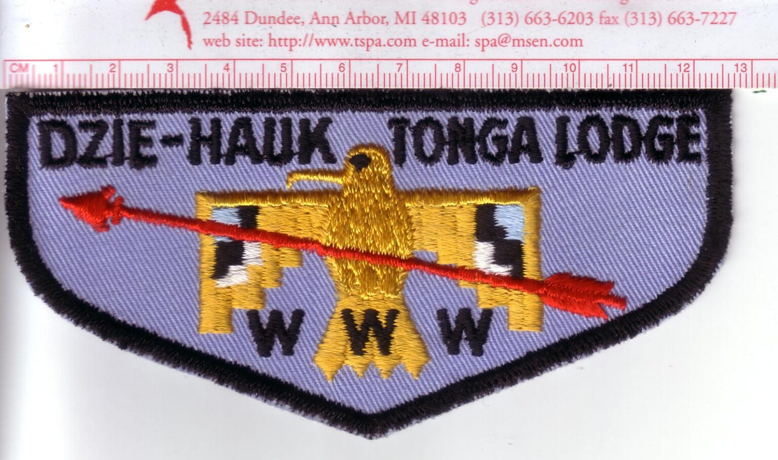 Lodge Flaps | Dzie-Hauk Tonga Lodge, Order of the Arrow